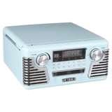 Victrola Retro Vinyl & CD Player with Bluetooth, 3-Speed Turntable ...