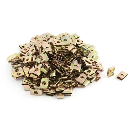 300 Pcs Metal Car Vehicle Door Panel Screw U-Type Fastener Clips 6mm ...