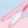 2 in 1 Mini Hair Straightener Hair Flat Iron Ceramic Tourmaline Plate ...