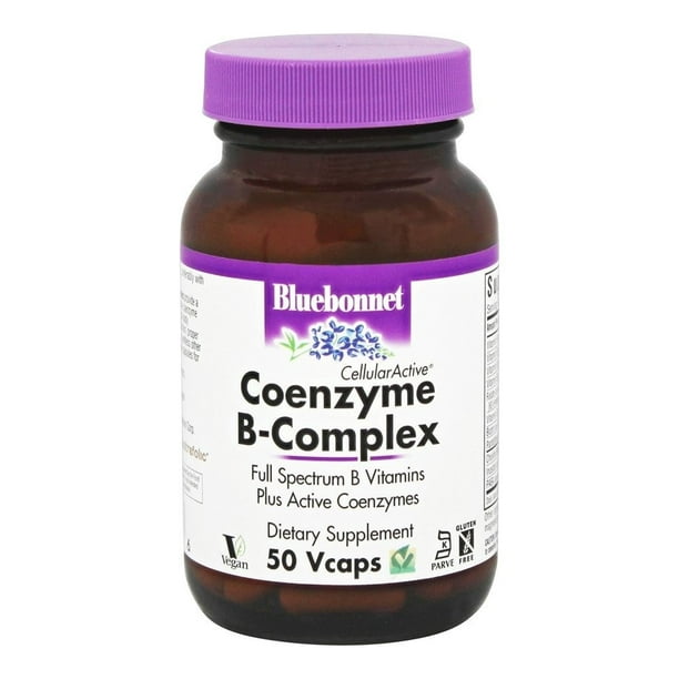Bluebonnet Cellular Active Coenzyme B-Complex, 50 Ct - Walmart.com - Walmart.com