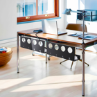 Wire Tray Desk Cable Organizer - 32" Open Slot Raceway by Edison Supply ...