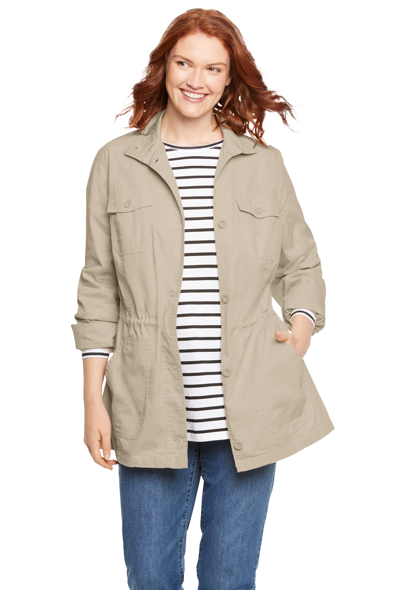 Woman Within Woman Within Women s Plus Size Sport Twill Utility
