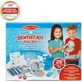 Melissa & Doug Super Smile Dentist Play Set, 25-Piece Dentist Kit with ...