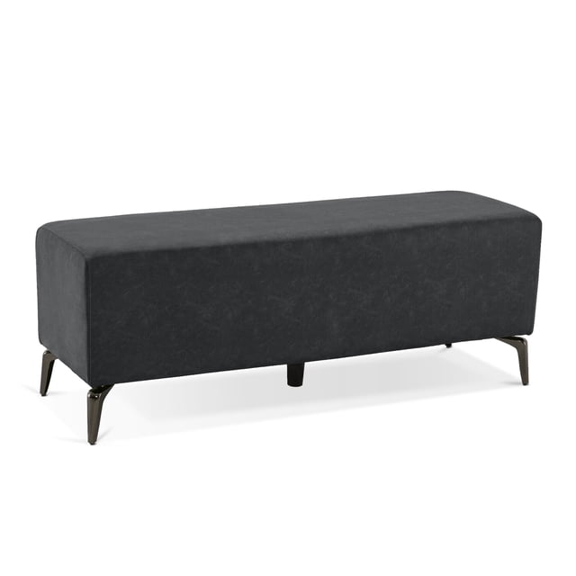 BarberPub Waiting Room Chairs Salon Furniture, Office Reception Bench ...