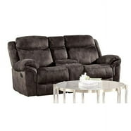 ACME Pyroden Loveseat in Black and Chrome - Walmart.com