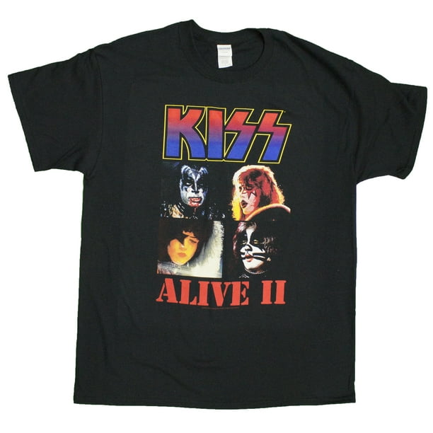 Impact - Men's Kiss The Band Alive II T-Shirt - Walmart.com - Walmart.com