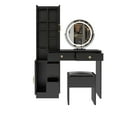 Ktaxon Dressing Table Set with 3-Color Lighted Mirror, Vanity Table ...