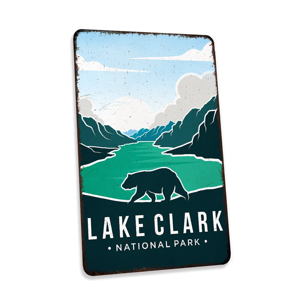 Lake Clark National Park Sign Vintage Looking Decorative Signs Home ...