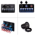 Universal Car Switch Panel 12V Voltmeter Dual USB Accessories For ...