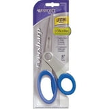 Westcott Soft Handle Bent Scissors With Antimicrobial Protection, Blue ...