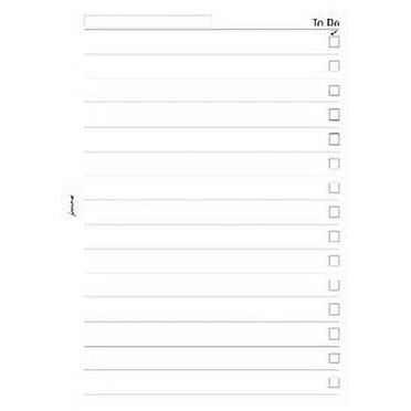 Filofax Papers 100 Plain and Ruled Notepaper, Multicolor Assortment ...