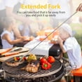 Extra Long Fork Prank Extendable Fork for Grilling BBQ Baking,2025 ...