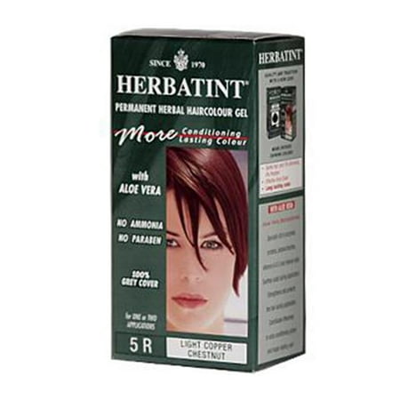 Herbatint Permanent Herbal Haircolour Gel 5R Light Copper Chestnut ...