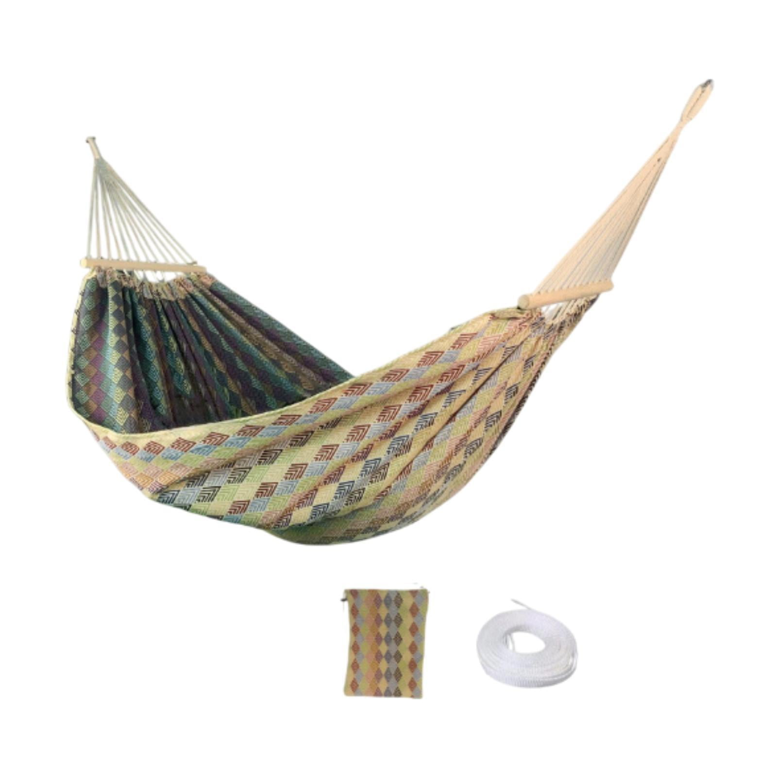 Hamaca para acampar Hamking de swing ancho para mochileros en el patio ...