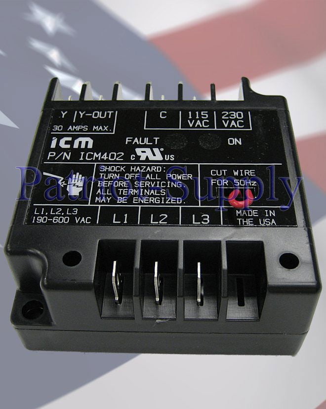 ICM Controls ICM402 Three Phase Line Voltage Monitor - Walmart.com
