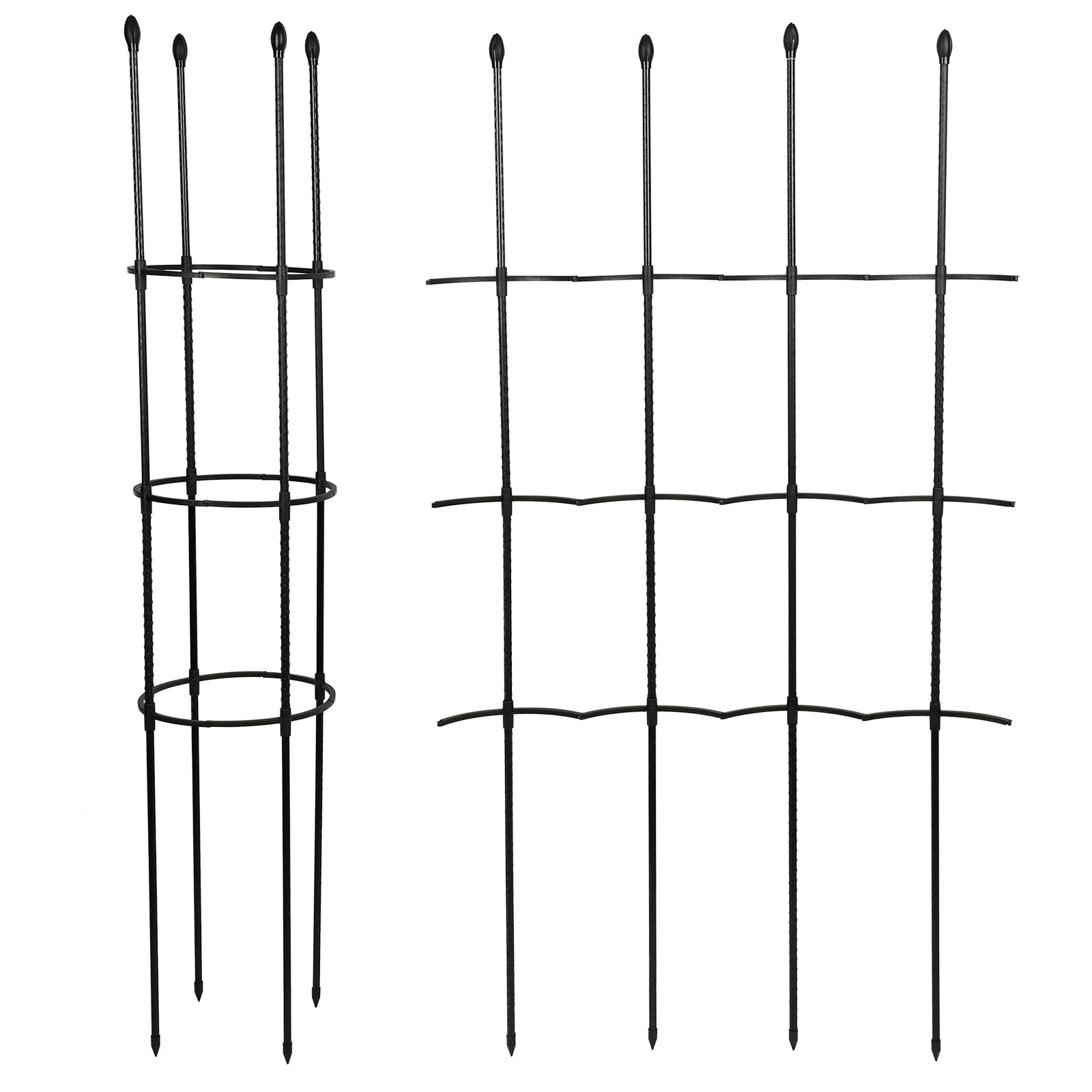 Garden Trellis Flower Plants Green Stalk Climbing Stand Assembly Multi ...