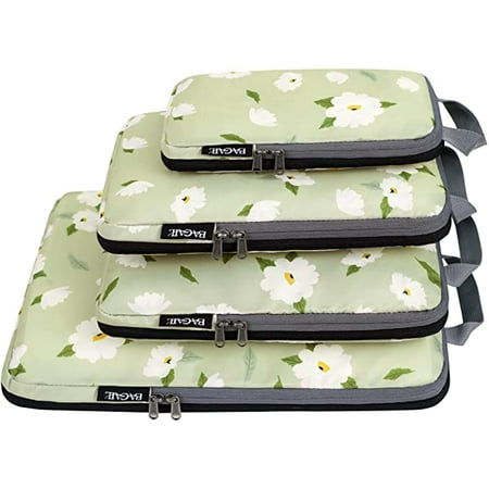 4 Set/5 Set/6 Set Compression Packing Cubes Travel Expandable Packing ...