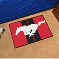 Mustang Horse Starter Rug 19"x30" - Red - Walmart.com