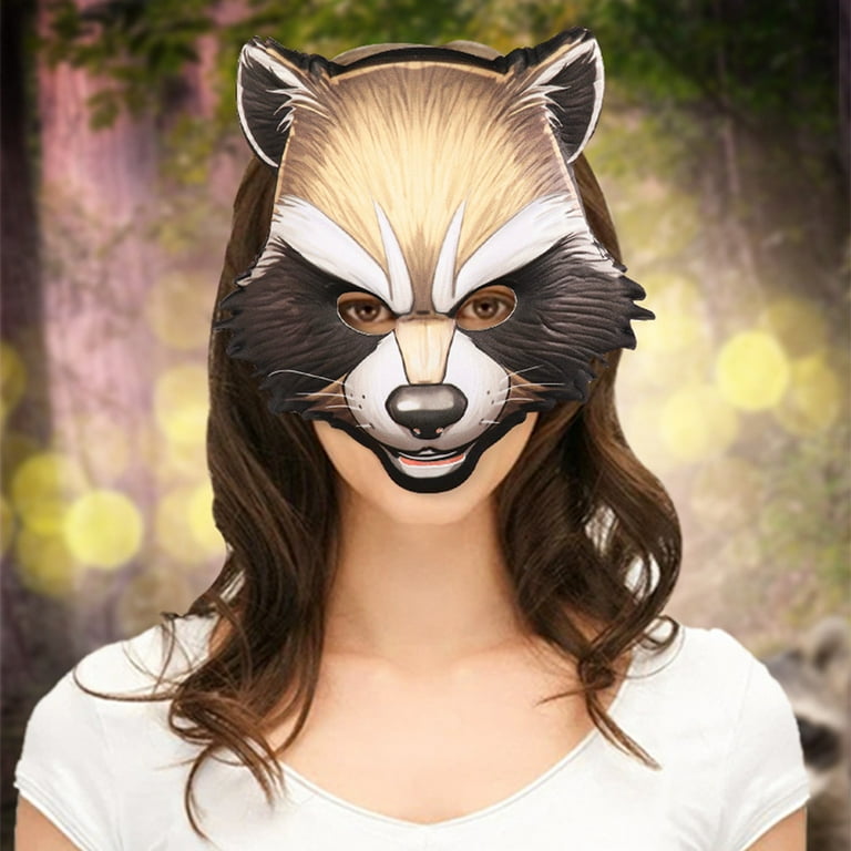 Rocket Raccoon Face Makeup