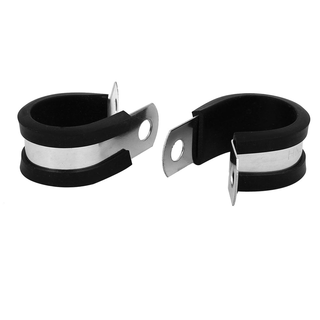 20mm Dia EPDM Rubber Lined P Clips Cable Hose Pipe Clamps Holder 5pcs ...