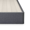 Zinus Upholstered 7.5” Metal Box Spring with Wood Slats, Twin - Walmart.com