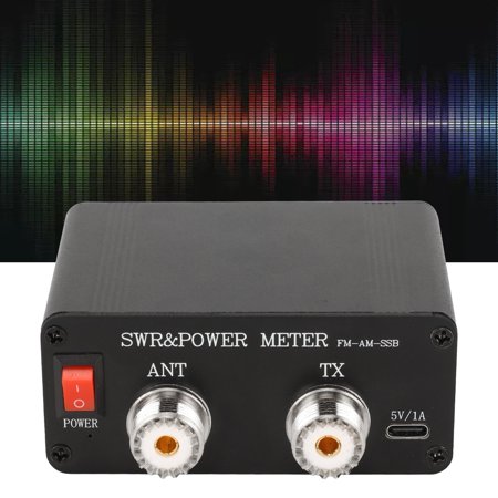 Standing Wave Meter, 1.8Mhz 50Mhz Aluminium Alloy Digital Display Swr ...