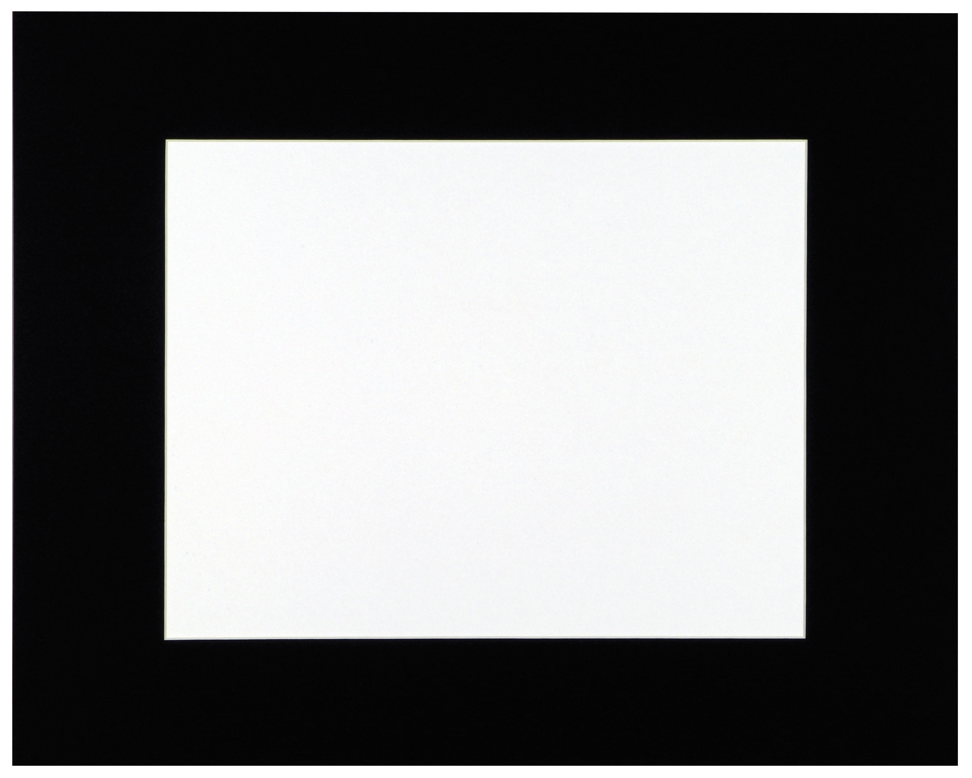 Sax Premium Pre-Cut Mat, 7-1/2 x 9-1/2 Inch Window, Black, Pack of 10 ...