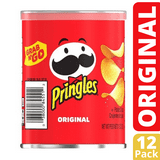 Pringles Original Flavored Potato Crisps Snack, 1.3 Oz Single Serve ...