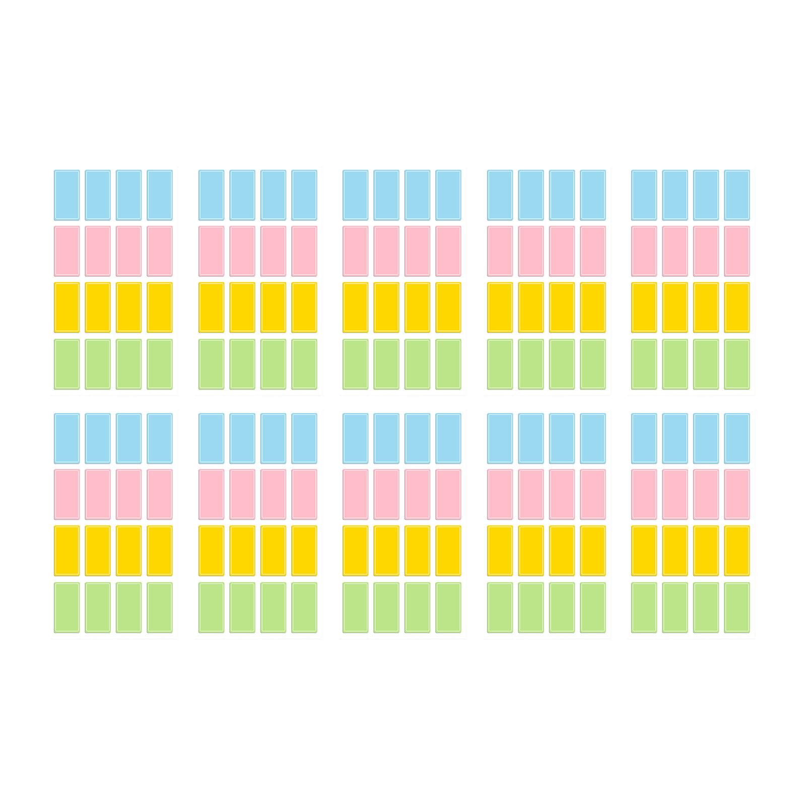 Sticky Notes Page Marker Sticker for Office or Work Waterproof Colored ...