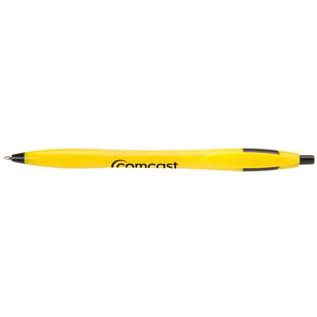 Hub Pen 323YEL-BLUE Javalina Tropical Yellow Pen - Blue Ink - Pack of ...