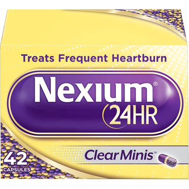 Nexium 24HR OTC Antacid Medication Relief Pills, 20mg Acid Reducer ...