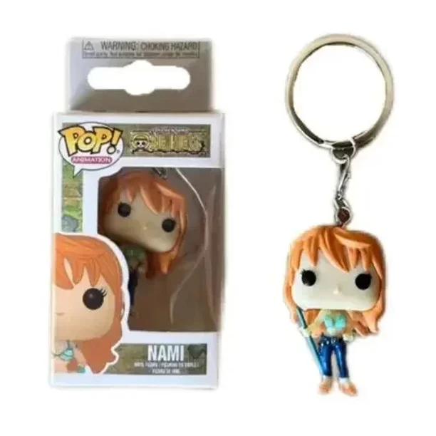 FUNKO POP One Piece RORONOA ZORO Tonytony. Chopper Keychain Toy NAMI ...