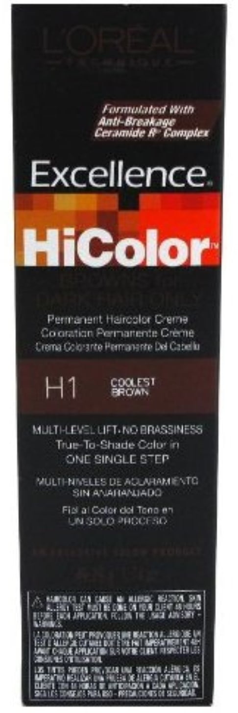 L'Oreal Excellence HiColor Coolest Brown, 1.74 oz - Walmart.com ...