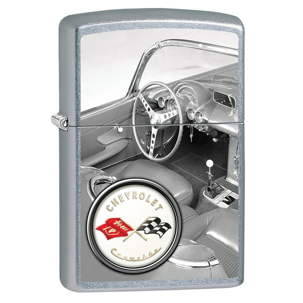 Zippo Lighter: Chevrolet Corvette Interior - Street Chrome 79605 - Walmart.com