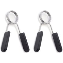 Titan Fitness 2 Pack Olympic Barbell Spring Clips, 50mm Diameter ...