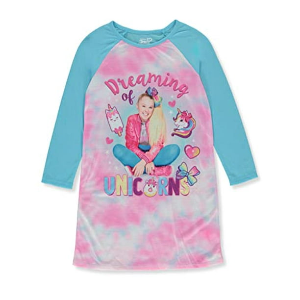 Nickelodeon JoJo Siwa Girls' JoJo Dreaming of Unicorns Long Sleeve ...