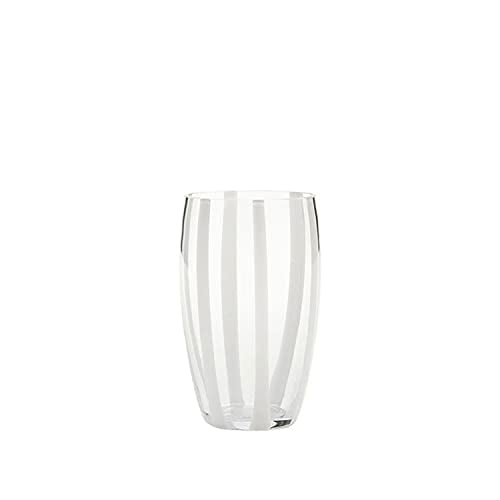 Zafferano America Gessato Set of 2 Beverage Glasses - Transparent ...