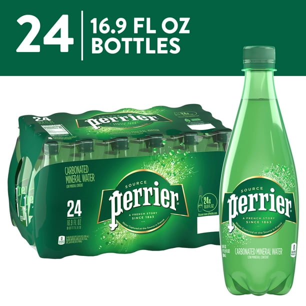 Perrier Sparkling Water, 405.6 fl oz, 24 Pack Plastic Bottles - Walmart.com