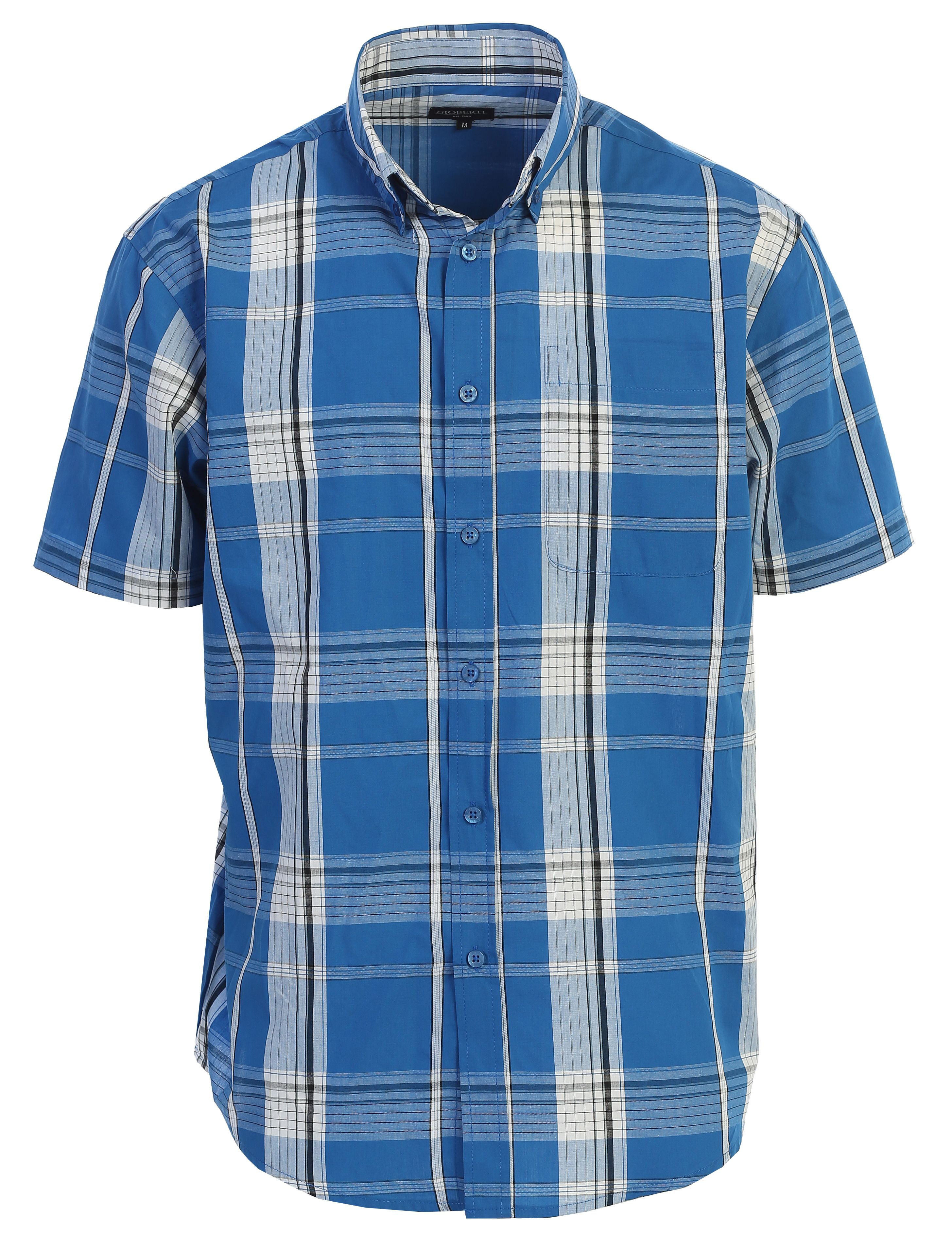 Gioberti Men's Plaid Short Sleeve Shirt - Walmart.com