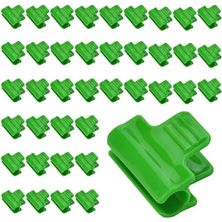 TILIYHELLO 40 PCS Plastic Greenhouse Clips Non-Slip Greenhouse ...