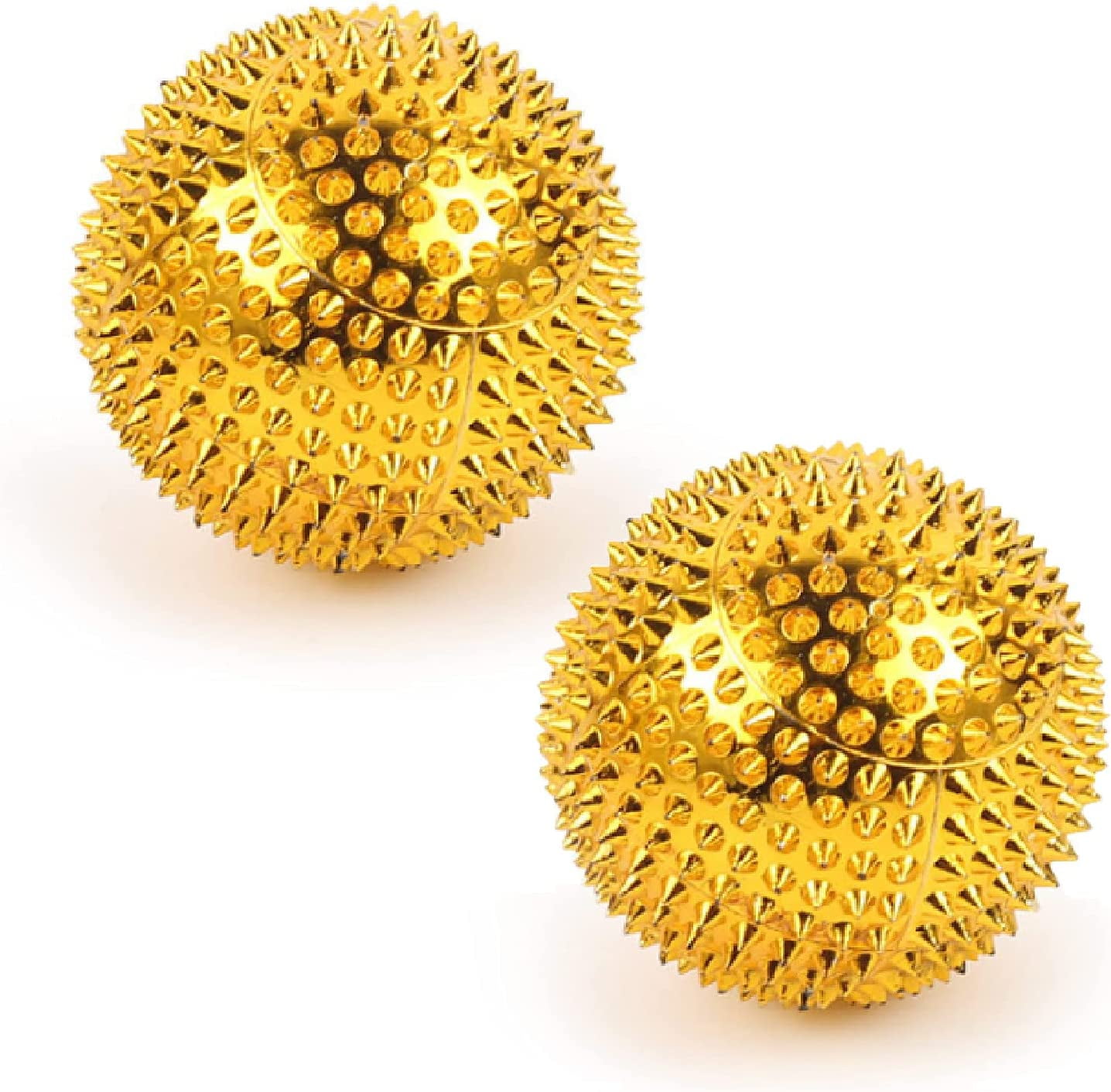 2PCS Massage Ball with Needles-Acupressure Active Massager Spiky Hard ...