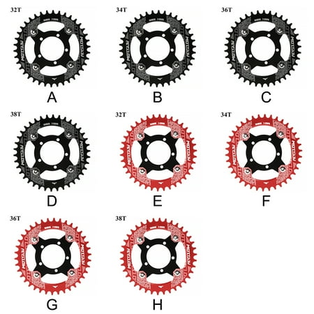 Mountain Bike Chainwheel Aluminum Alloy Crankset Single Plate MTB ...