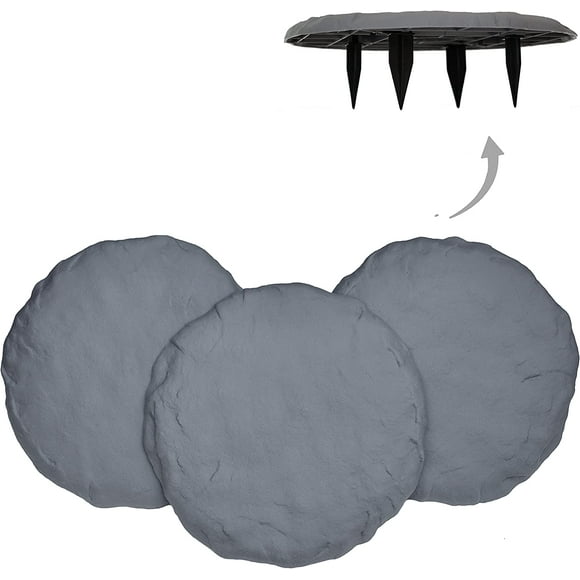 Round Concrete Stepping Stones