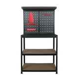 Dextra 48’’ Work Benches for Garage Work Table with Power Outlets ...