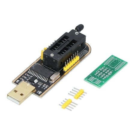 FAGINEY CH341A USB Programmer,CH341A USB Programmer Board Module Chip BIOS FLASH for Debugging ...