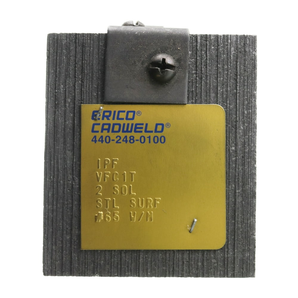 Cadweld Erico VFC1T #2 Solid Cable to 24-Inch Steel Pipe or Flat ...