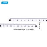 Uxcell Adhesive Ruler, 5 Pack 50cm Backed Tape Measure Sticker ...