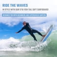 HURSO SURF Lancer 5'10'' Soft Top Foam Fish Surfboard | Durable Surf ...