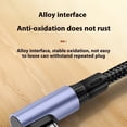 2. Type-C Short Cable 66W PD Fast Charges Nylon-Braided for Mobile ...