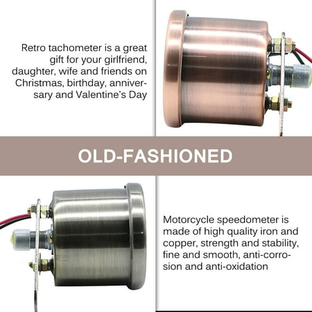 Motorcycle Odometer Retro Old-fashioned Digital Indicator Tachometer ...